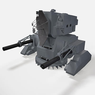 Warship Weapon System Kortik - 3D Model by war_ships