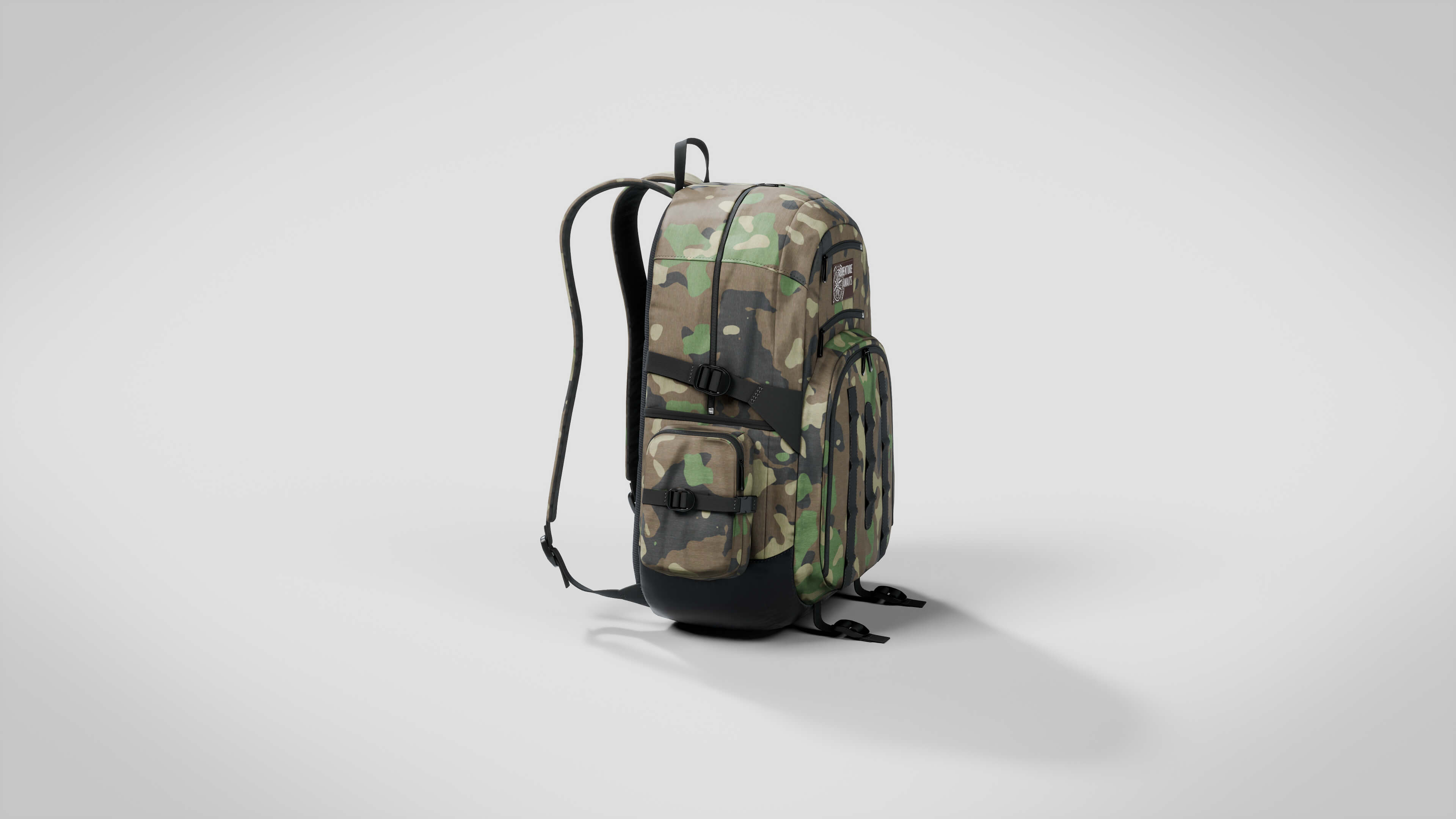Adventure Awaits - Realistic Camouflage Backpack 3D Model by Warkarma