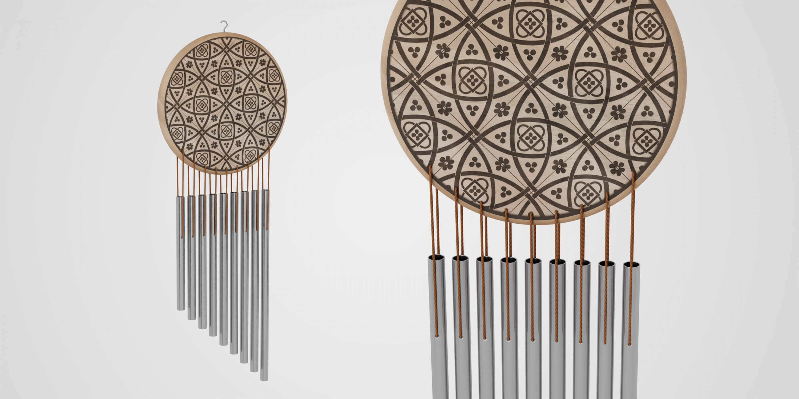 Flower of Life Chime - 3D Model by Warkarma