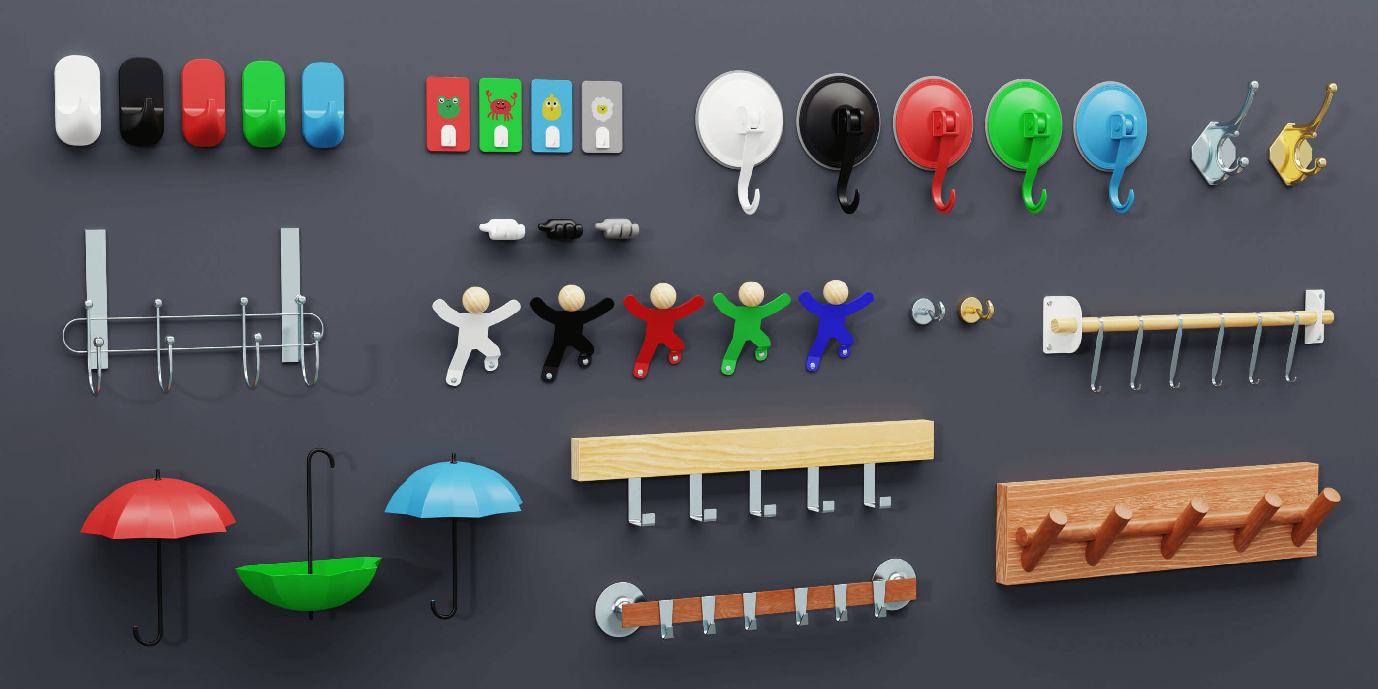 Hook Pack - 58 Model Variation - Tiling Textures by Warkarma