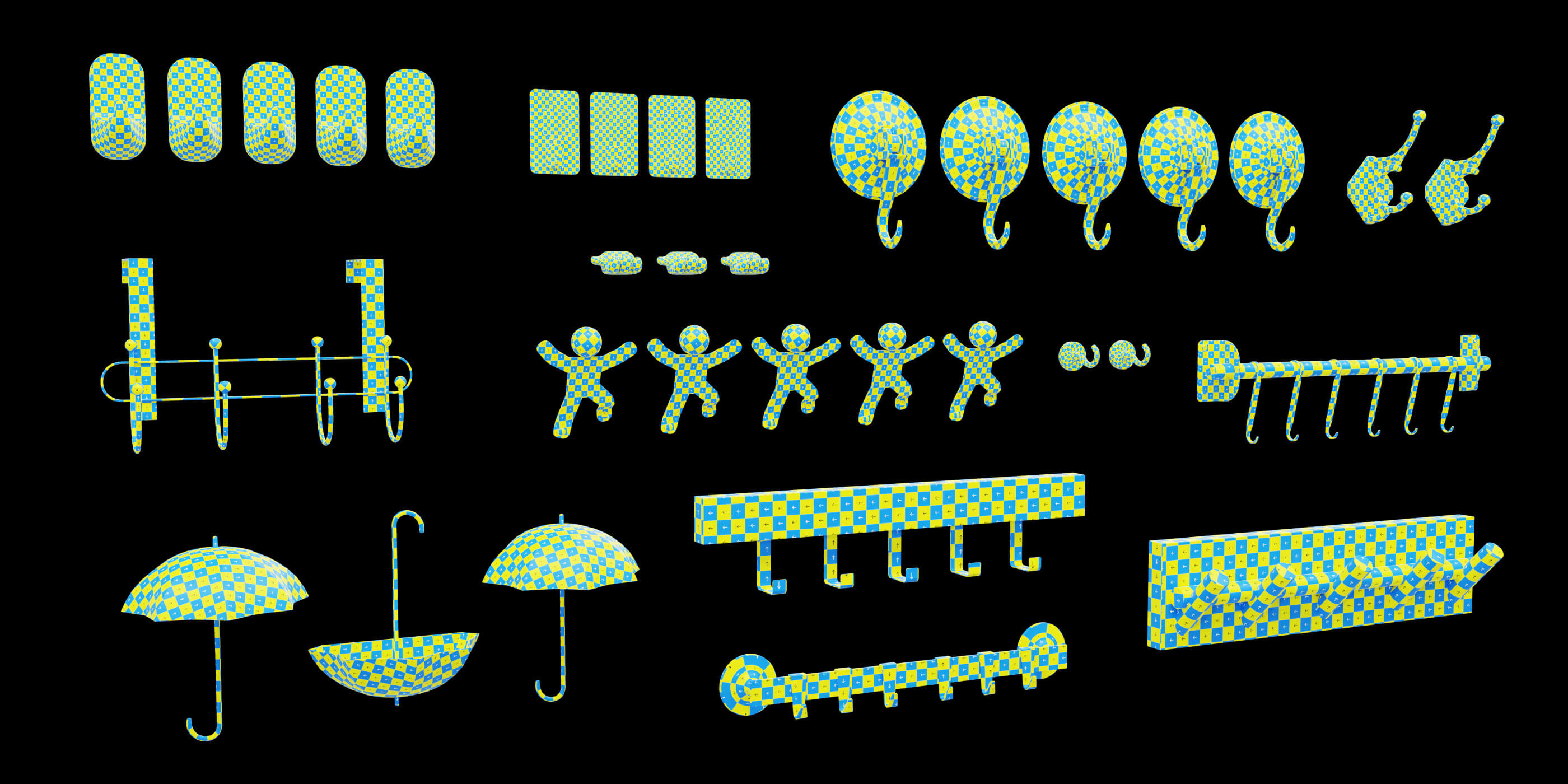 Hook Pack - 58 Model Variation - Tiling Textures by Warkarma