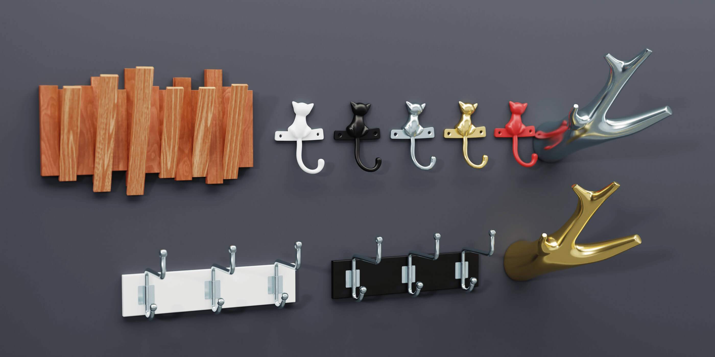 Hook Pack - 58 Model Variation - Tiling Textures by Warkarma