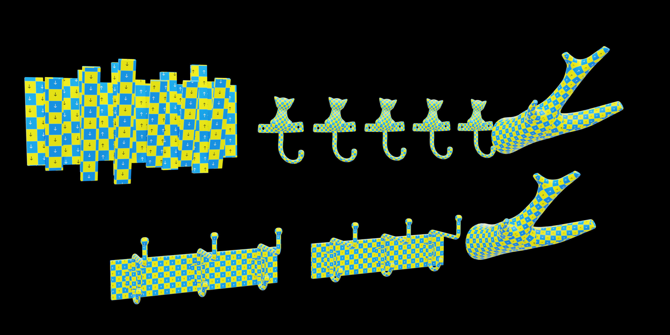 Hook Pack - 58 Model Variation - Tiling Textures by Warkarma