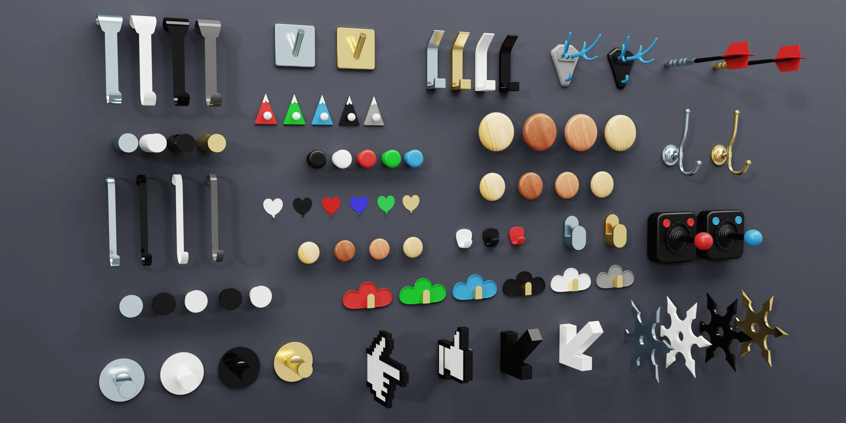 Hook Pack - 58 Model Variation - Tiling Textures by Warkarma