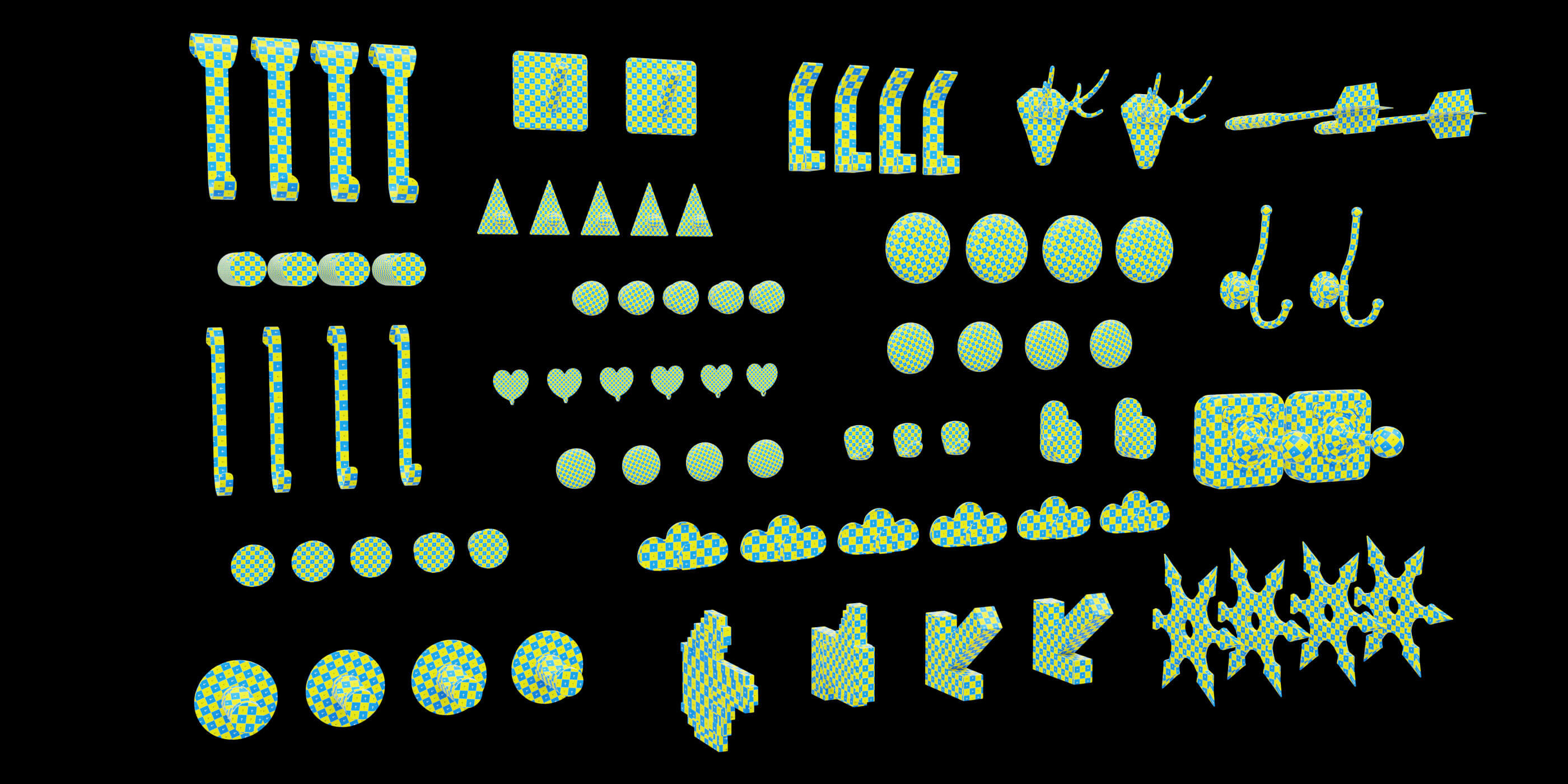 Hook Pack - 58 Model Variation - Tiling Textures by Warkarma