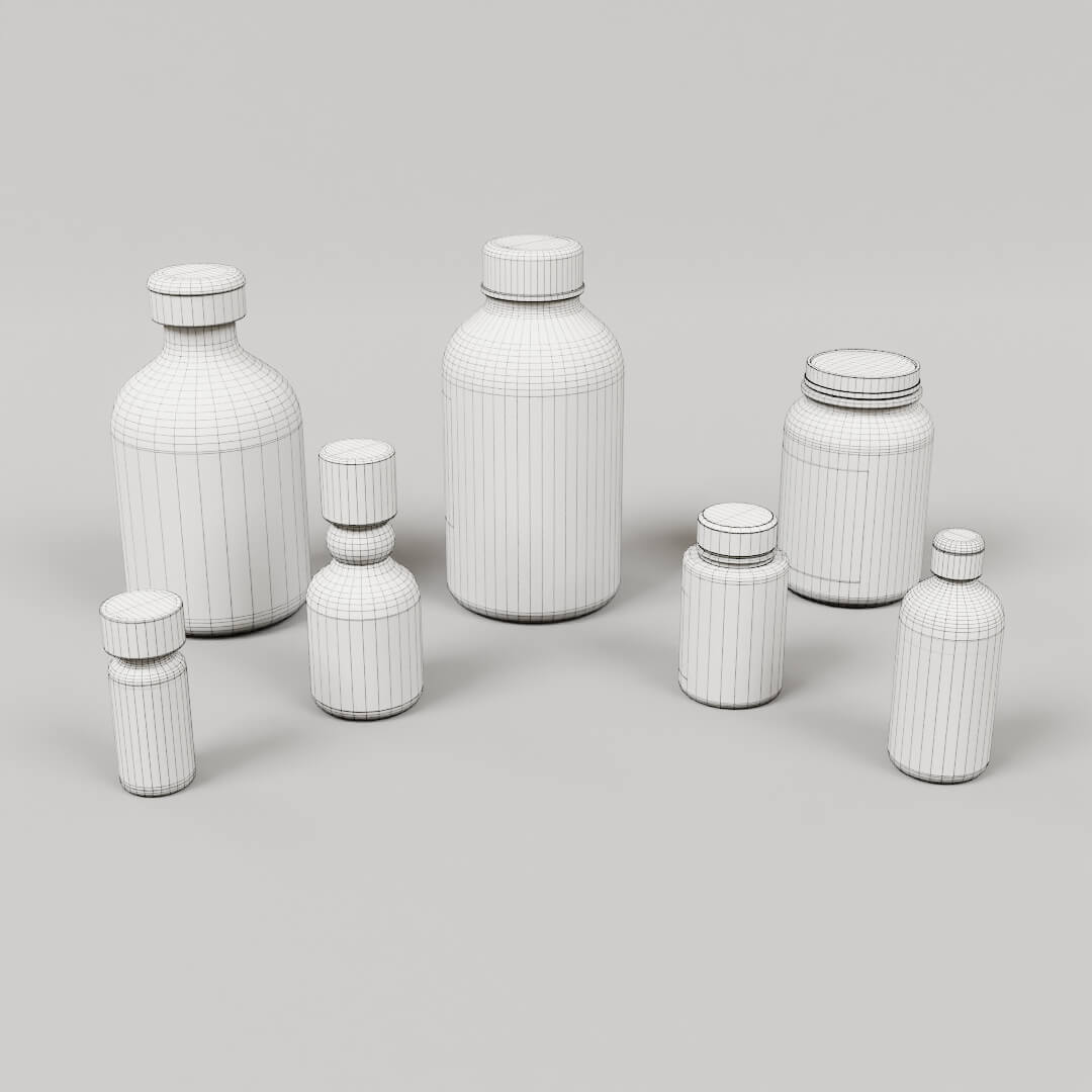 Medicine Pack - 3D Model by Warkarma