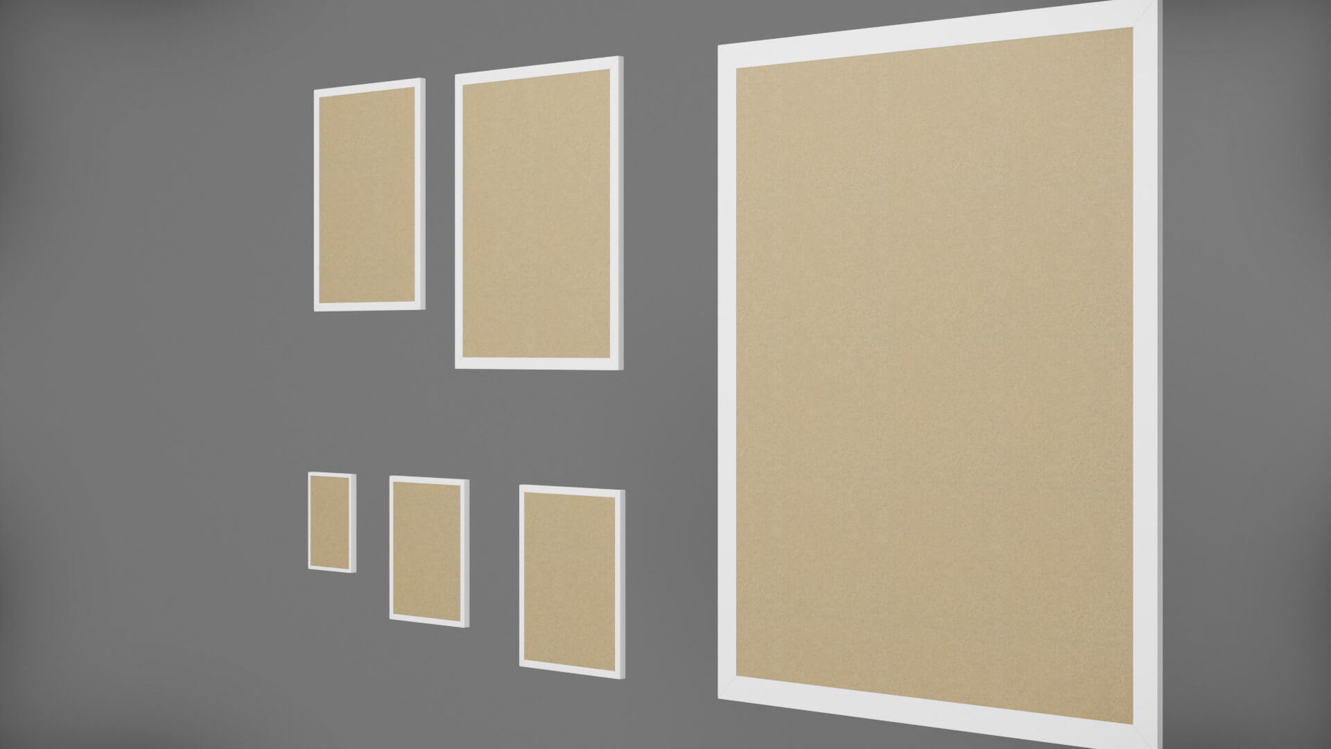 Picture Frame Collection - Traditional 3D Model by Warkarma