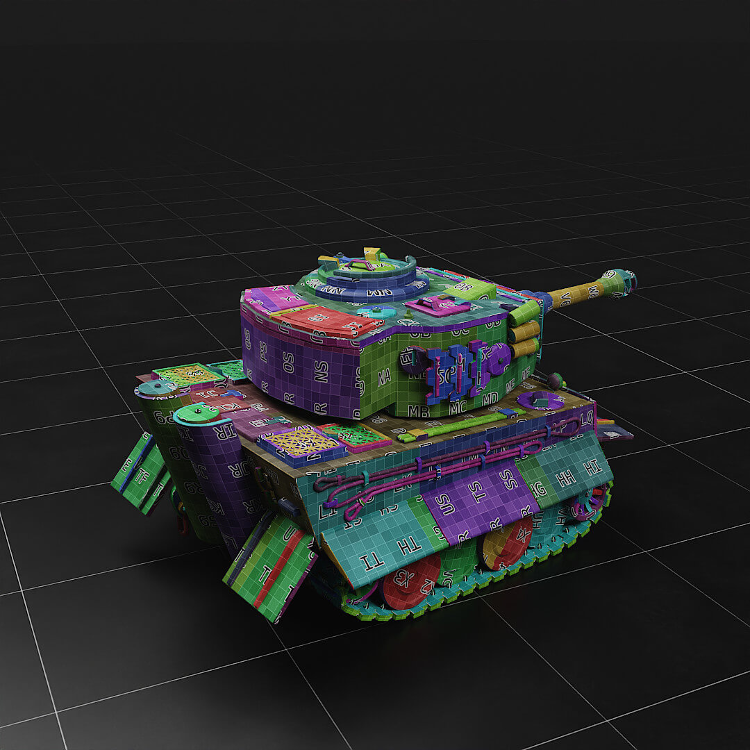 Tiger 1 - German Tank 3D Model by Warkarma