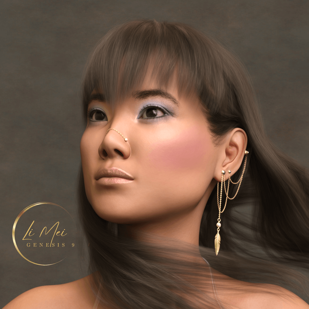 Li Mei Character Morph for Genesis 9 3D Render by warloc