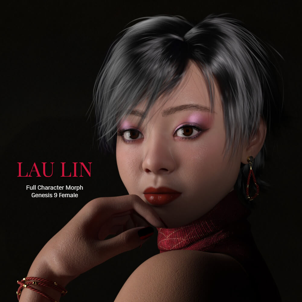 Lau Lin Morph for Genesis 9 - Daz Content by warloc