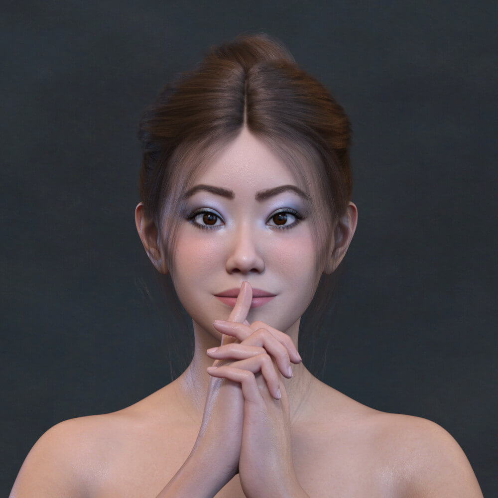 Li Rong G9 Character Morph + Eros Lingerie Outfit for G8/G9 - Daz Content by warloc