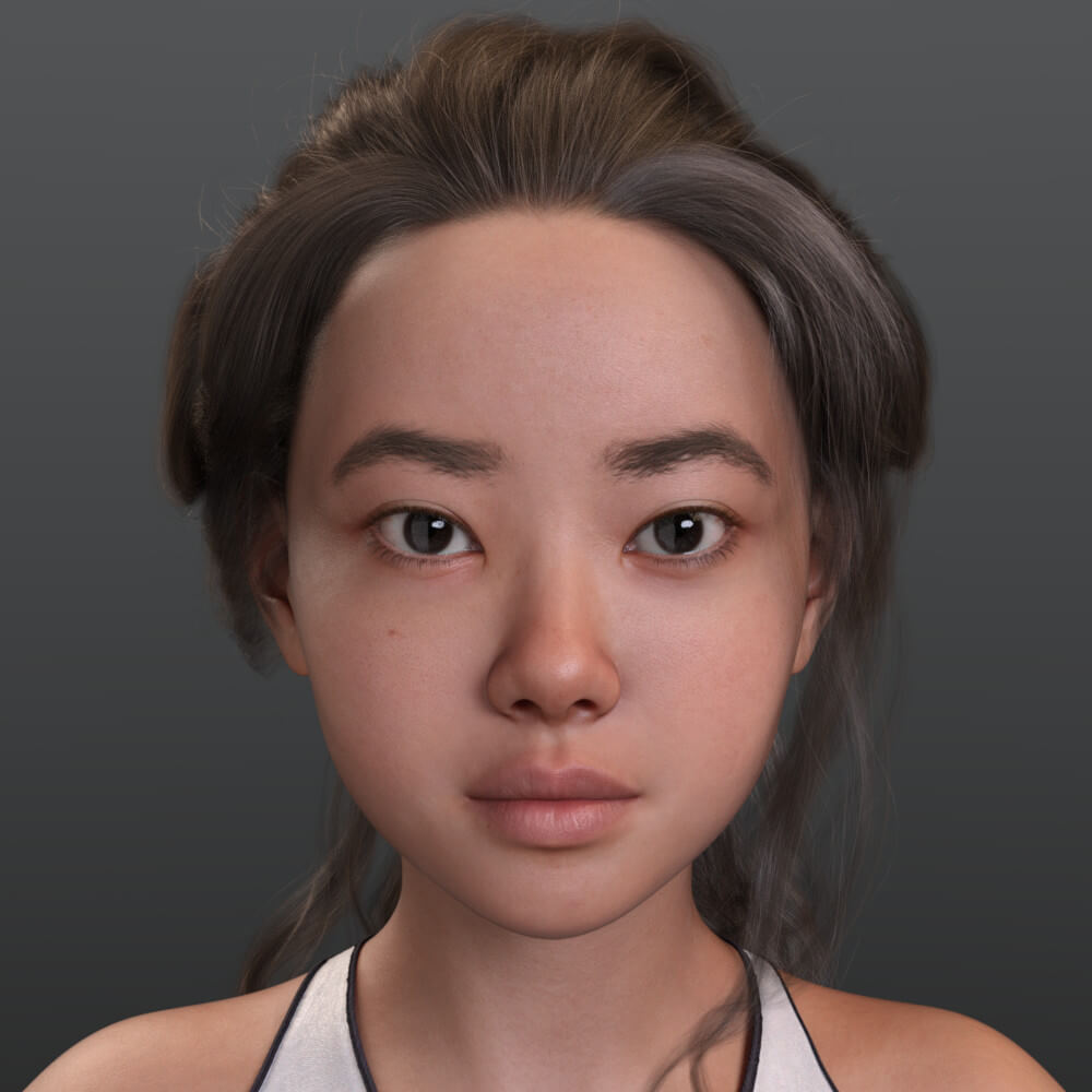 Neala Asian Teen Female Character Morph - Daz Content by warloc