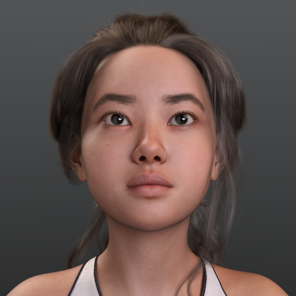 Neala Asian Teen Female Character Morph - Daz Content by warloc