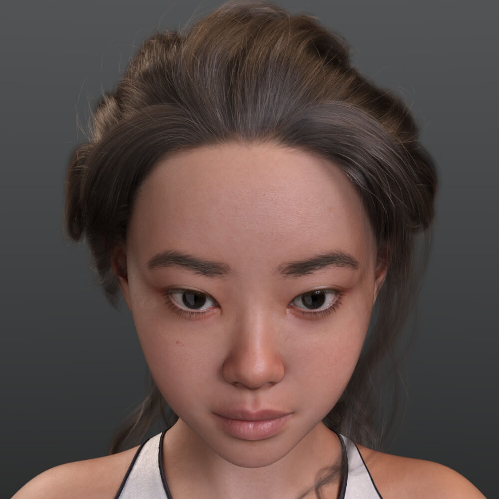 Neala Asian Teen Female Character Morph - Daz Content by warloc