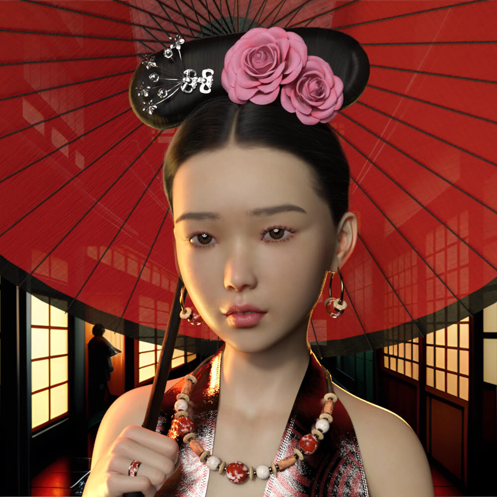 On Soo-Yun Character Morph for Genesis 8 Female Daz Content by warloc