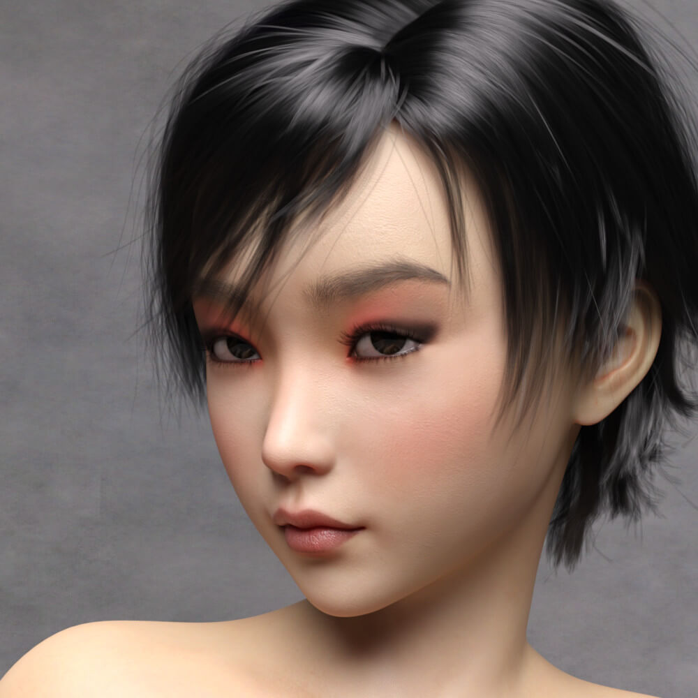 On Soo-Yun Character Morph for Genesis 8 Female Daz Content by warloc