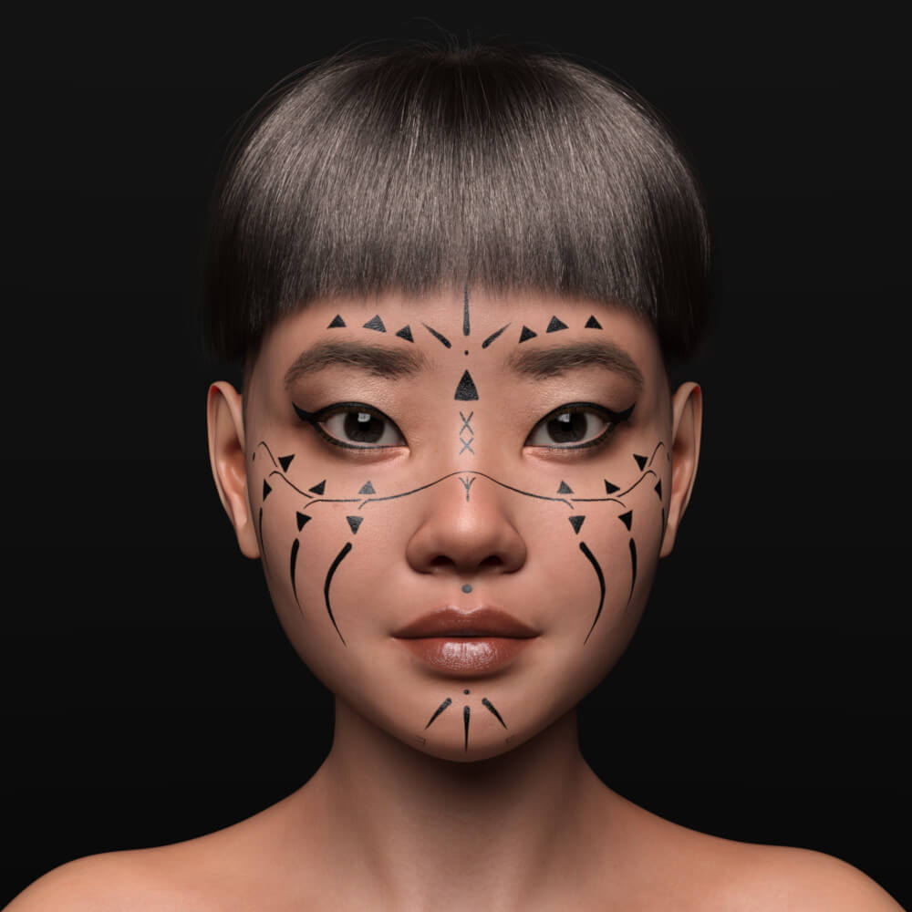 Princess, Asian Character Morph for Genesis 9 Female - Daz Content by ...
