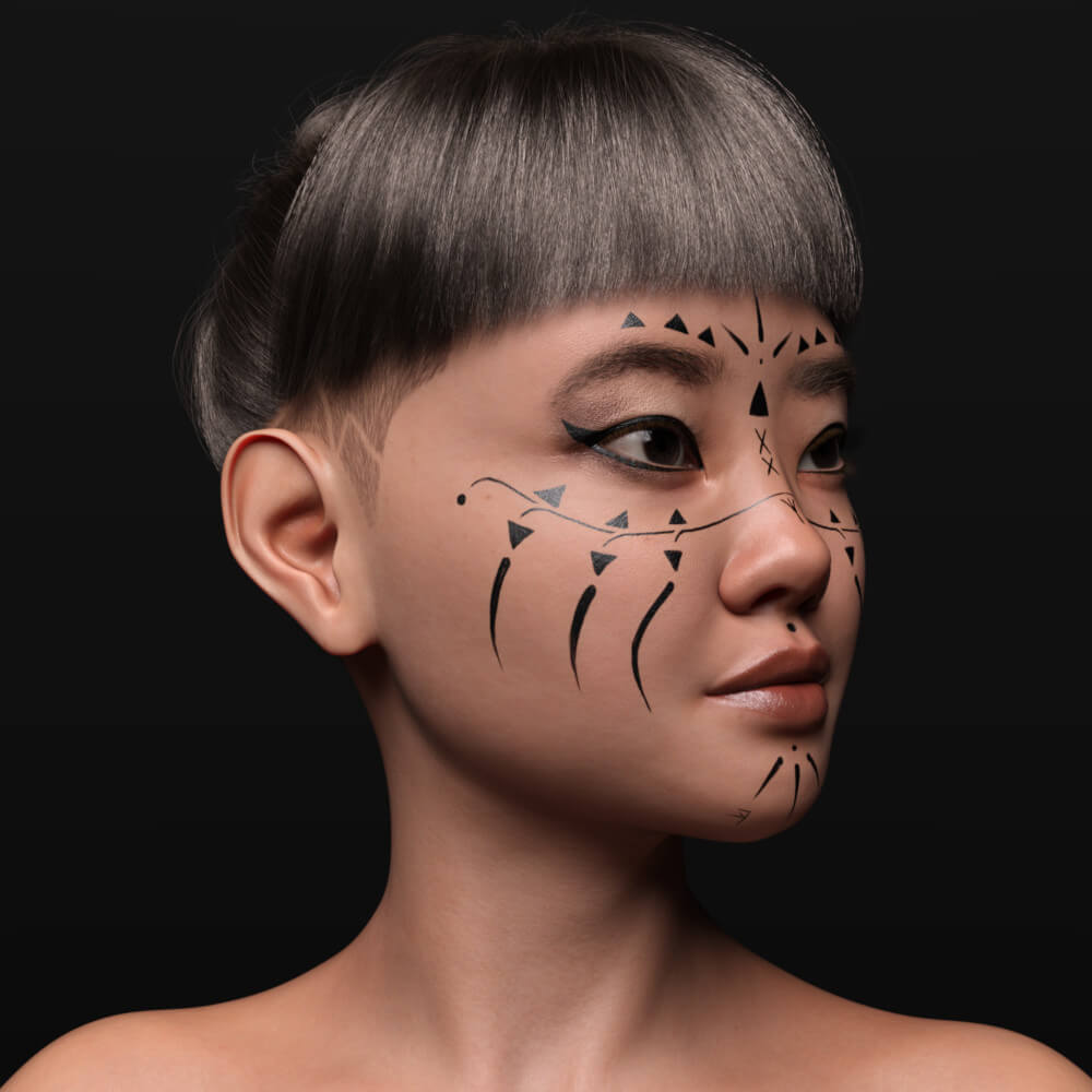 Princess, Asian Character Morph for Genesis 9 Female - Daz Content by ...