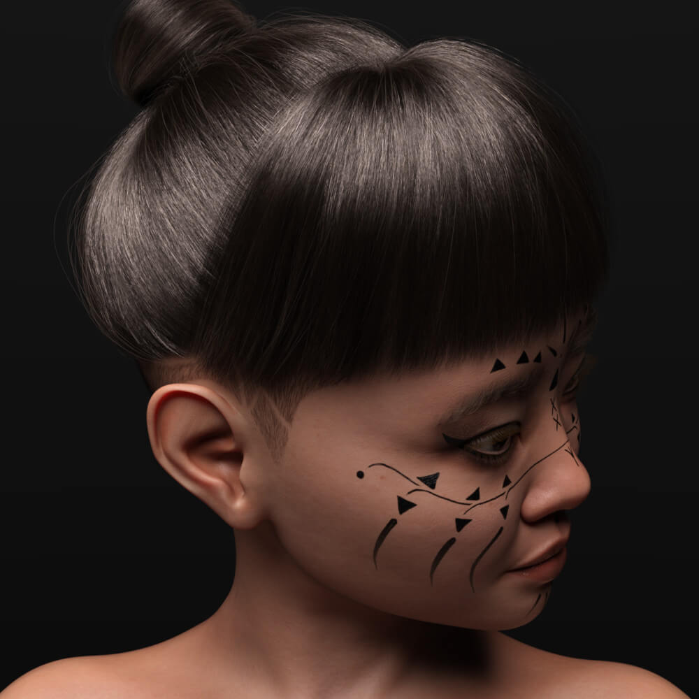 Princess, Asian Character Morph for Genesis 9 Female - Daz Content by ...