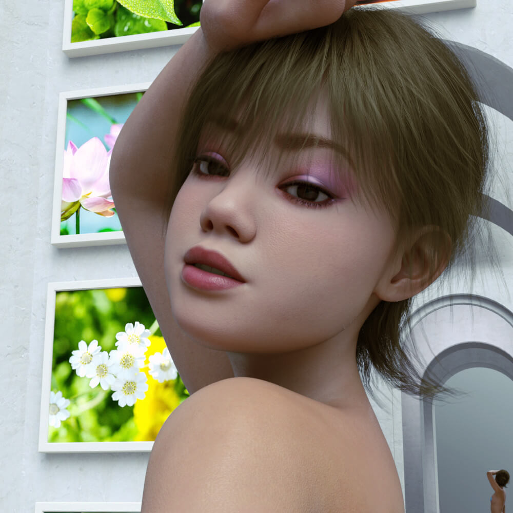 Sim Ki - Teen Character Morph for Genesis 9 Daz Content by warloc