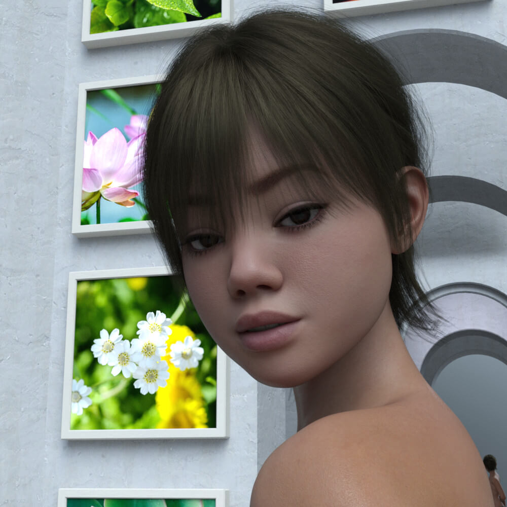 Sim Ki - Teen Character Morph for Genesis 9 Daz Content by warloc