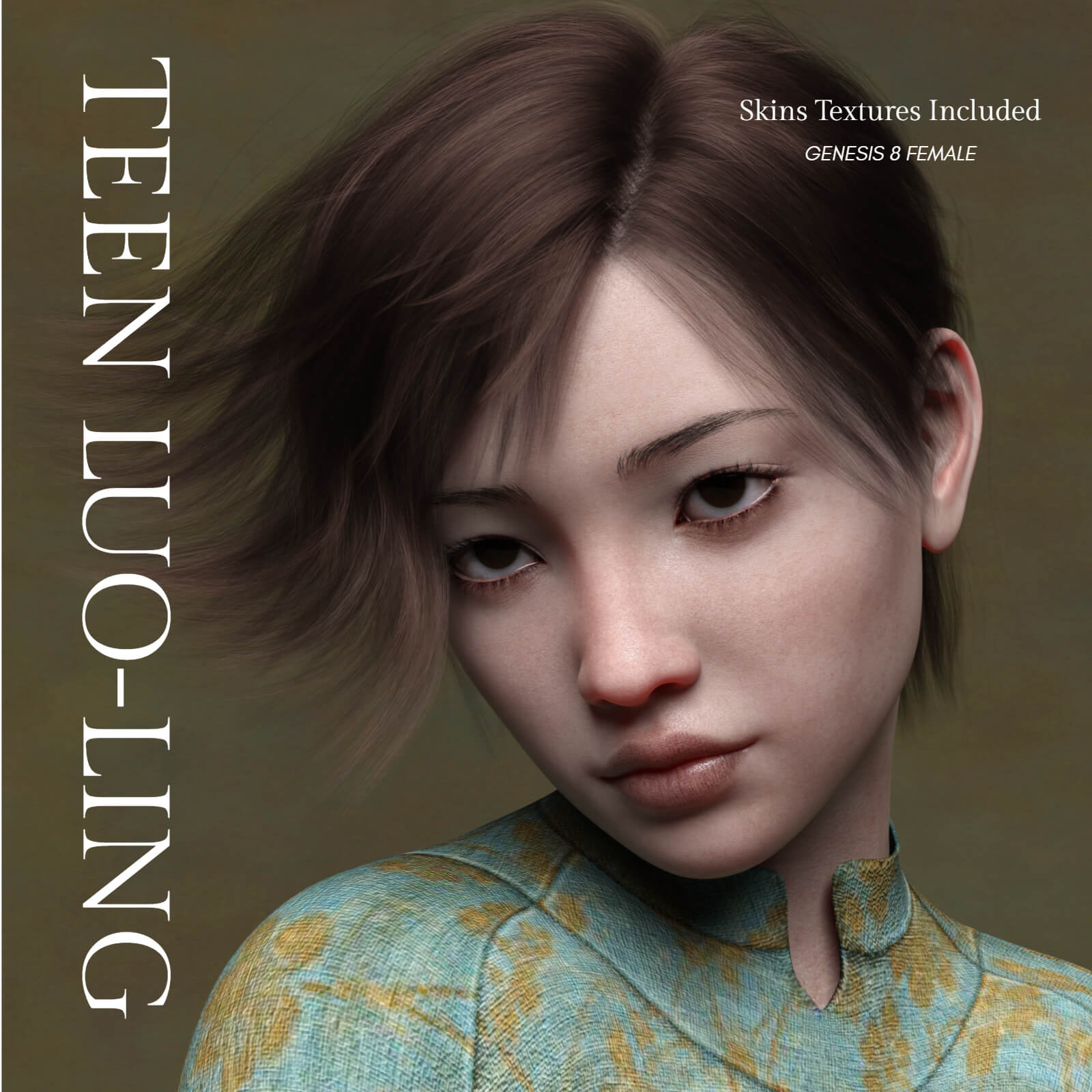 Teen Luo-Ling Morph for Genesis 8 Female Daz Content by warloc