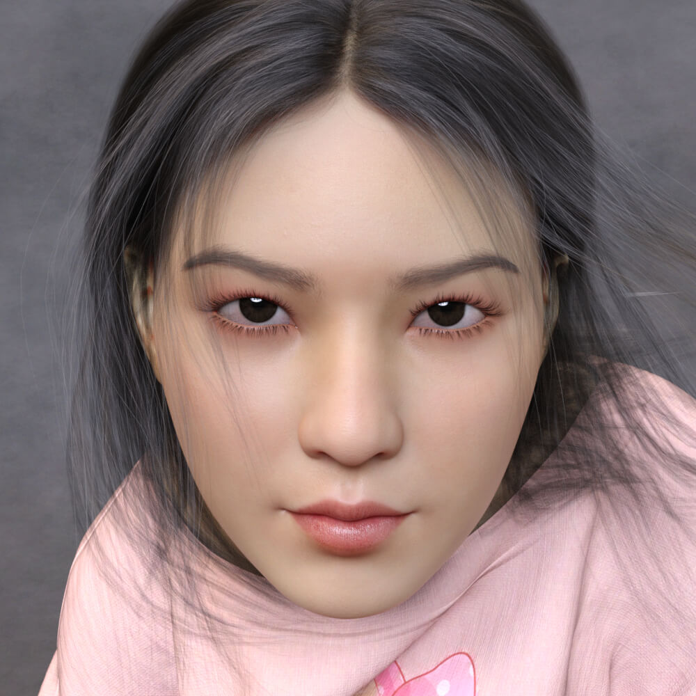Wen-Mei Character Morph for Genesis 8 Female Daz Content by warloc