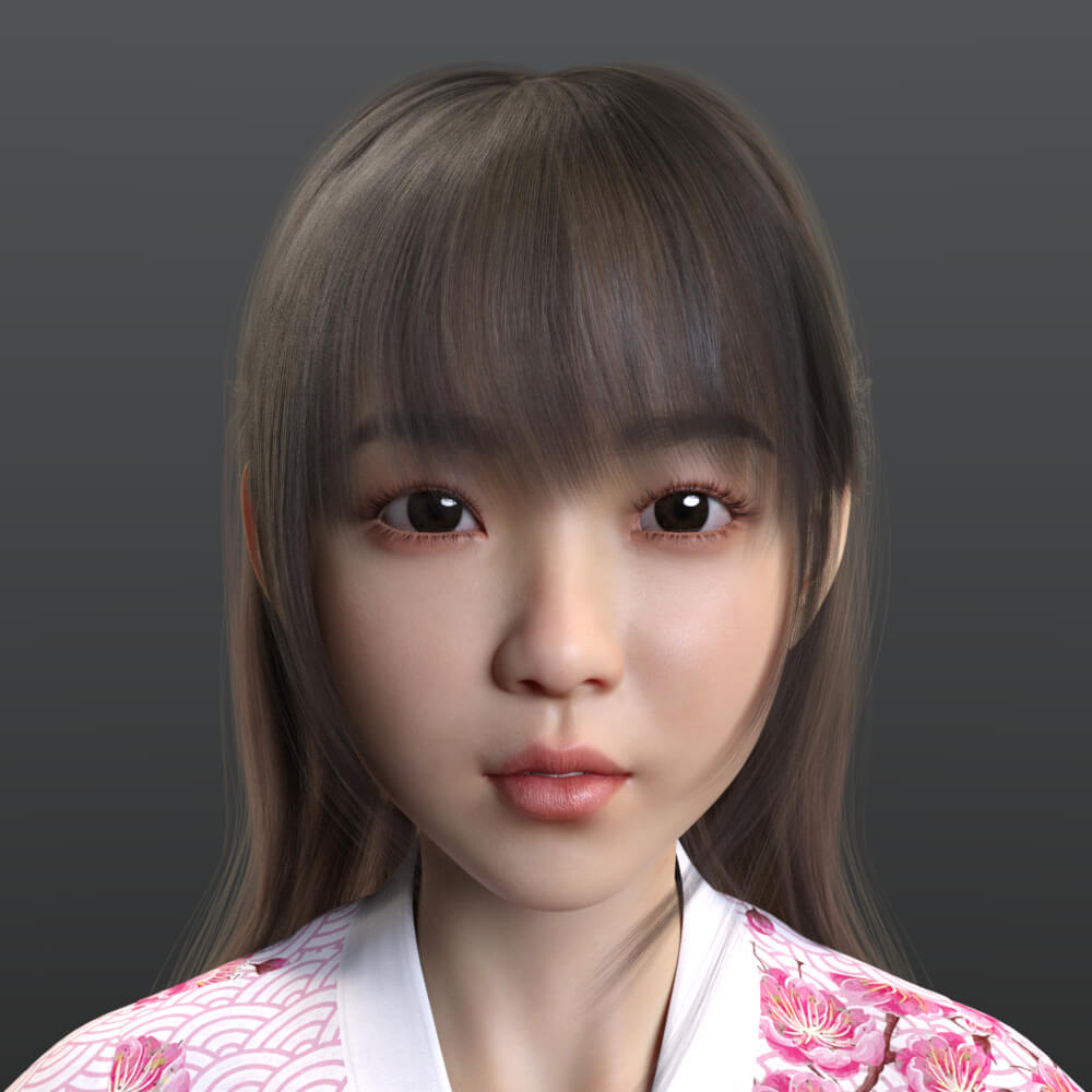 Yun-Liu Teen Morph for Genesis 8 Female Daz Content by warloc