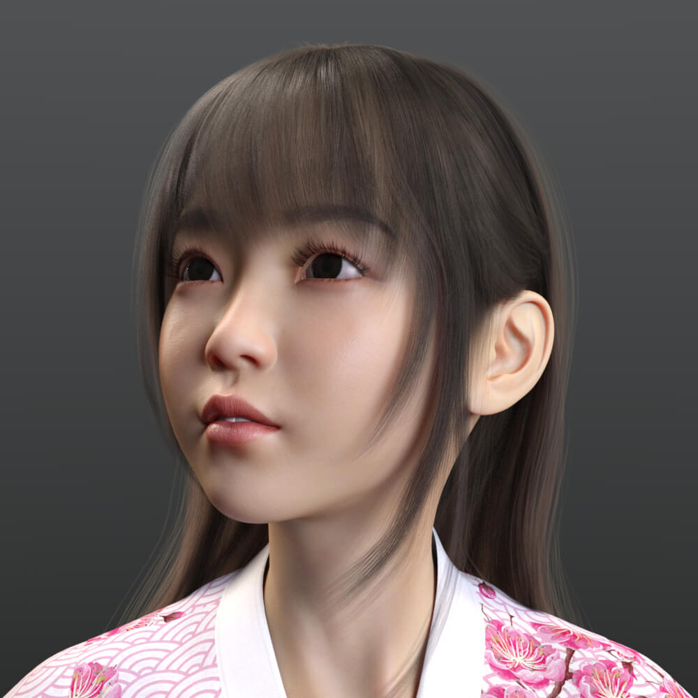 Yun-Liu Teen Morph for Genesis 8 Female Daz Content by warloc