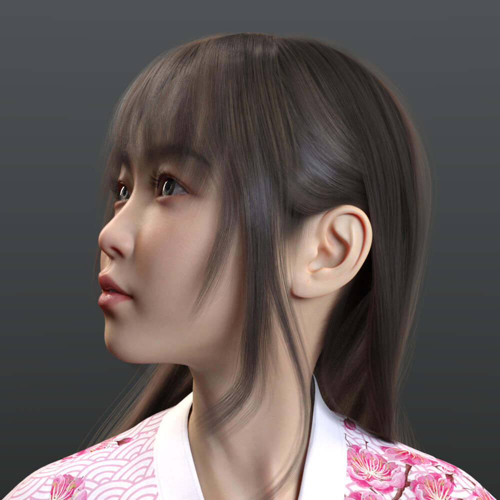 Yun-Liu Teen Morph for Genesis 8 Female Daz Content by warloc