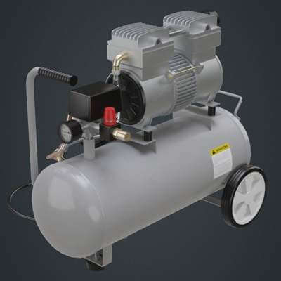 Air Compressor - 3D Model by weeray