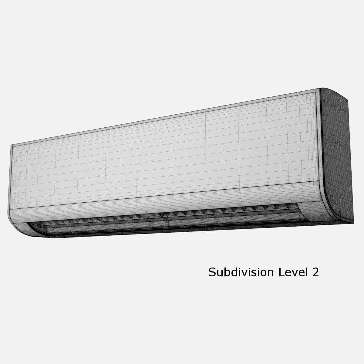 Mini Split Air Conditioner - 3D Model by weeray