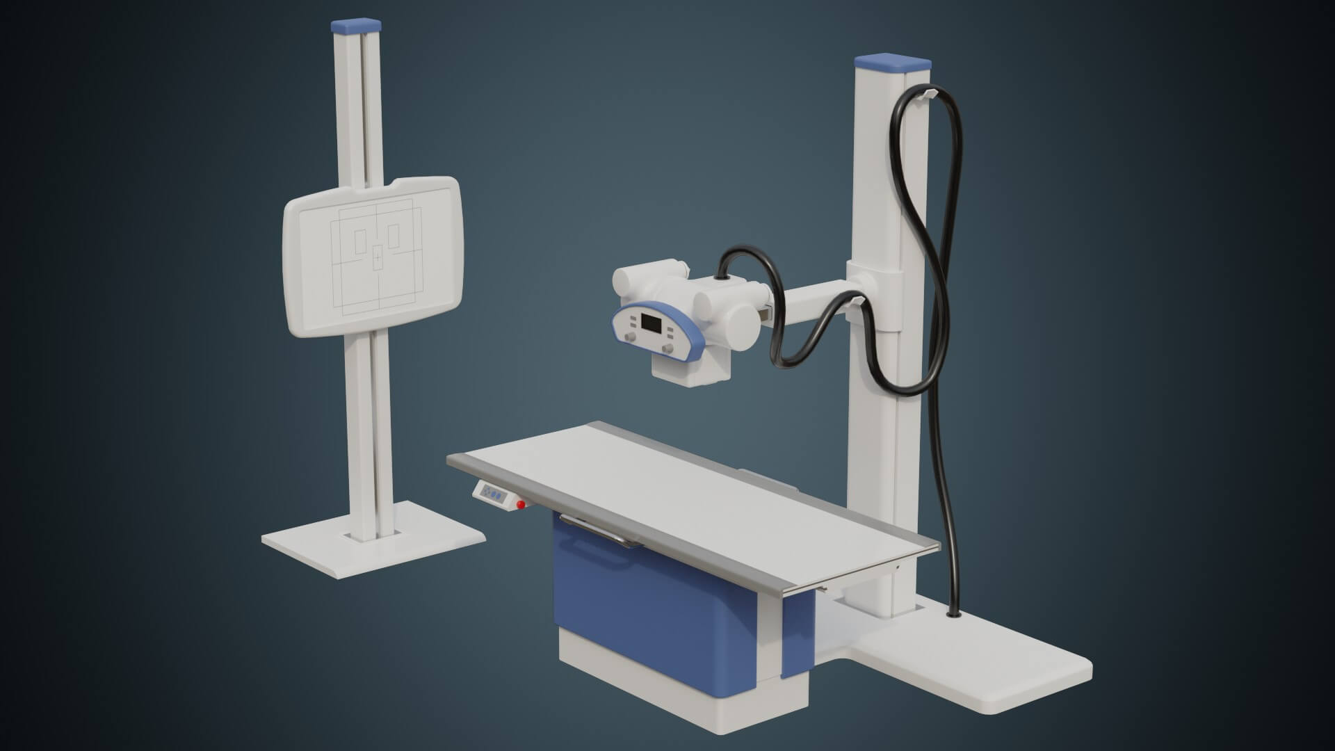 Angiography Machine 1 Basic - 3D Model by weeray