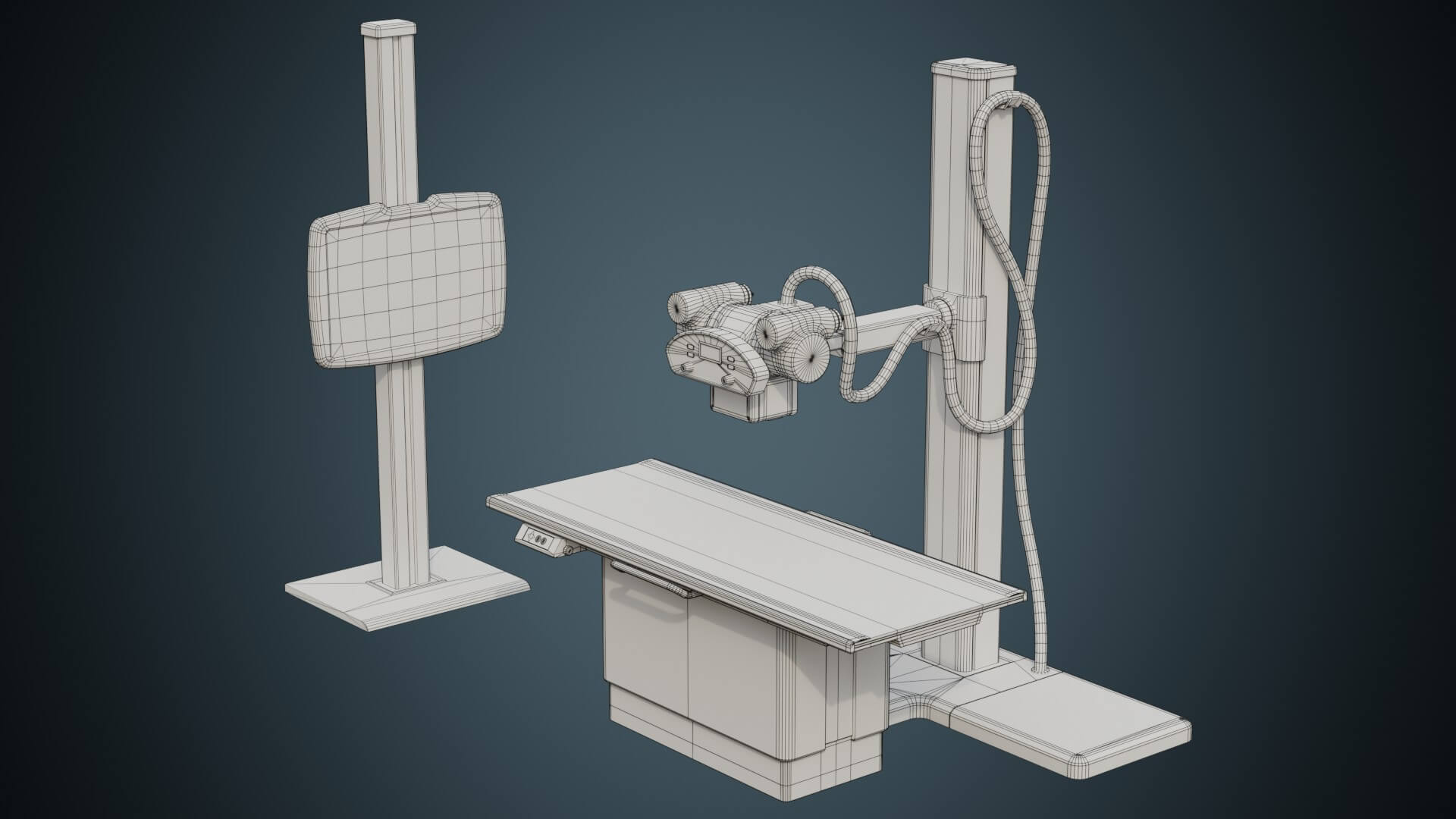 Angiography Machine 1 Basic - 3D Model by weeray