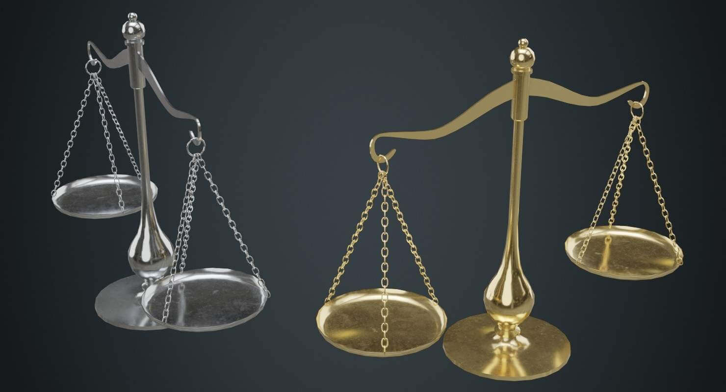 Balance Scale - 3D Model by weeray