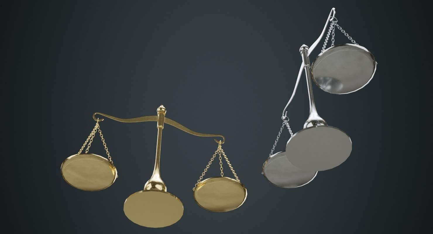 Balance Scale - 3D Model by weeray