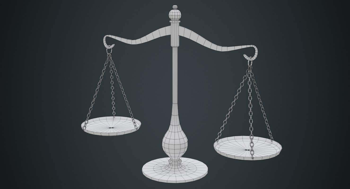 Balance Scale - 3D Model by weeray