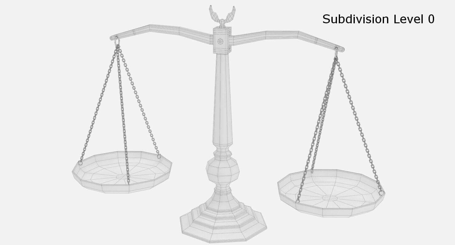 Balance Scale - 3D Model by weeray