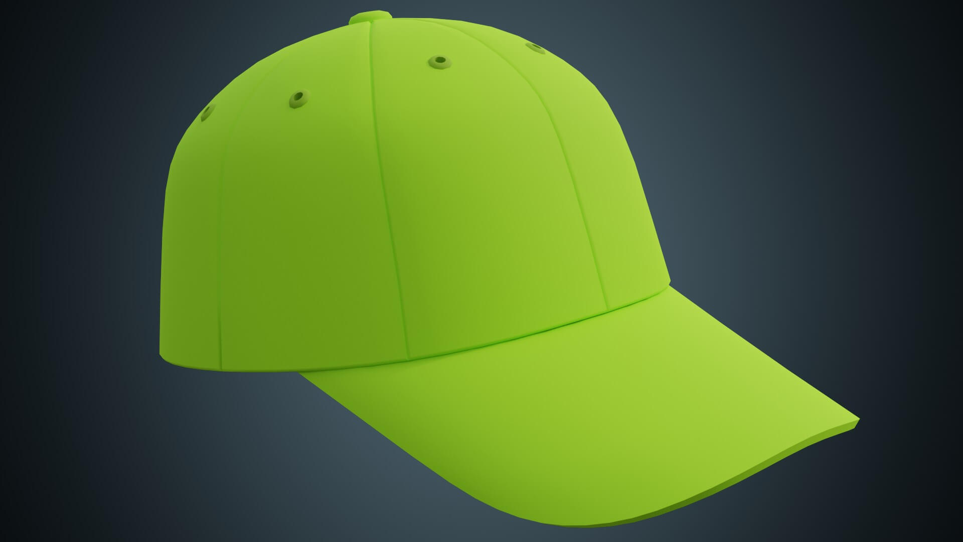 Baseball Cap 1 Basic - 3D Model by weeray