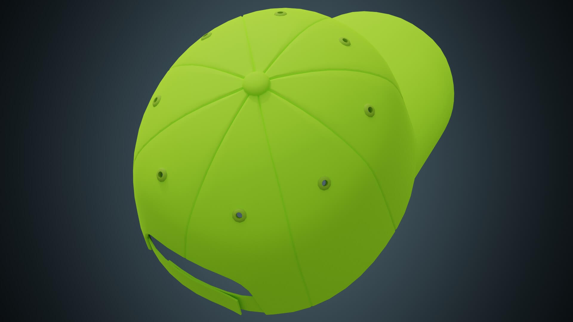 Baseball Cap 1 Basic - 3D Model by weeray