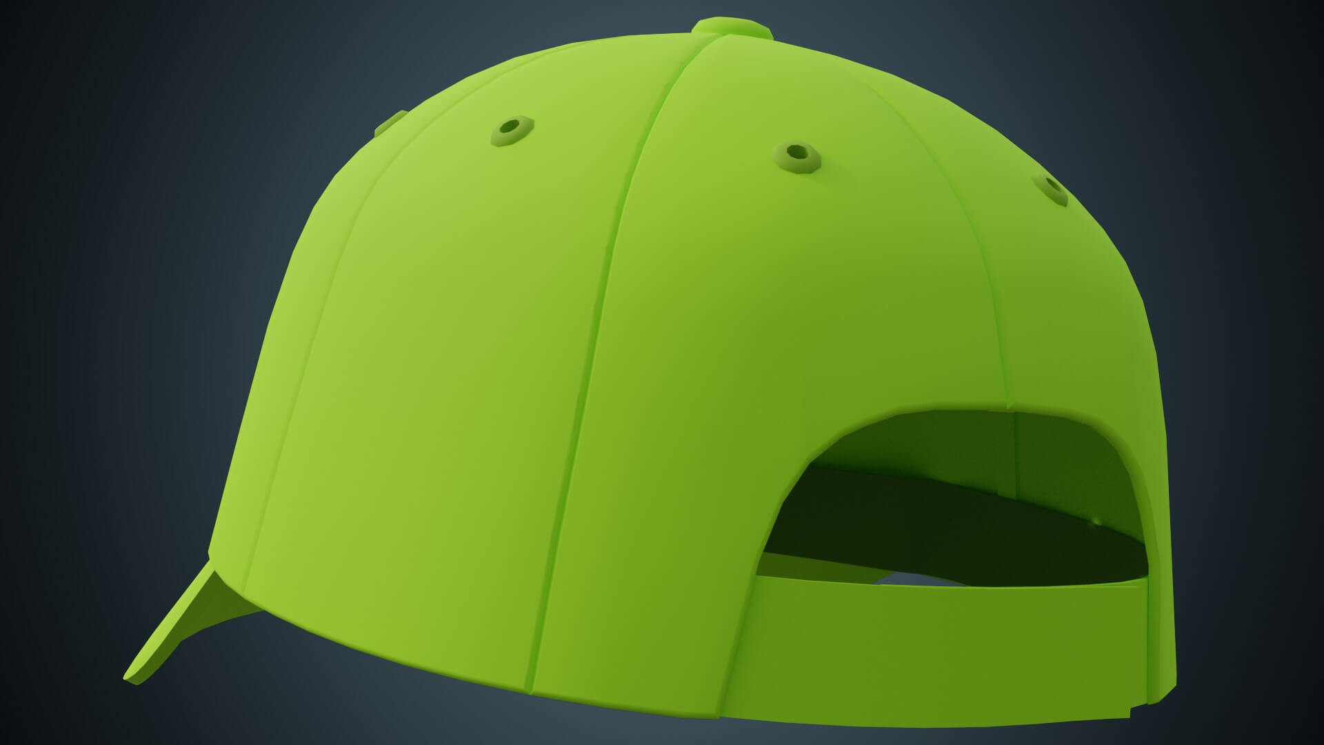 Baseball Cap 1 Basic - 3D Model by weeray