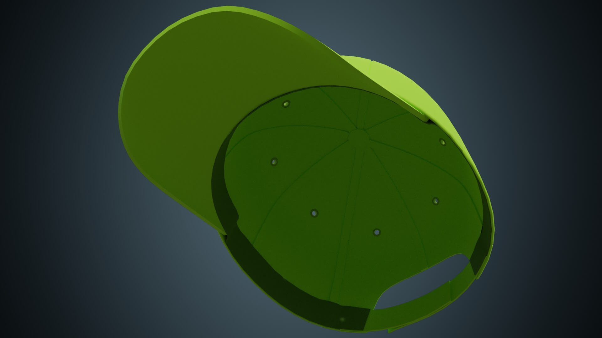 Baseball Cap 1 Basic - 3D Model by weeray