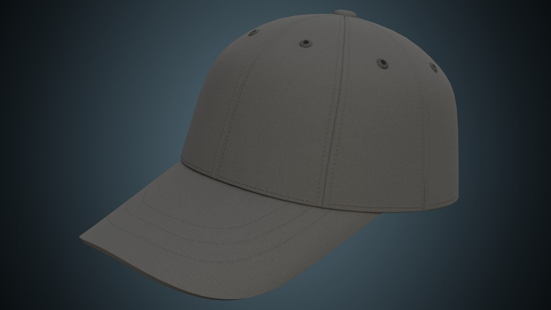 Baseball Cap 1A - 3D Model by weeray