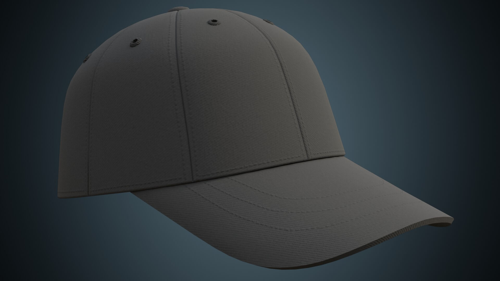 Baseball Cap 1A - 3D Model by weeray