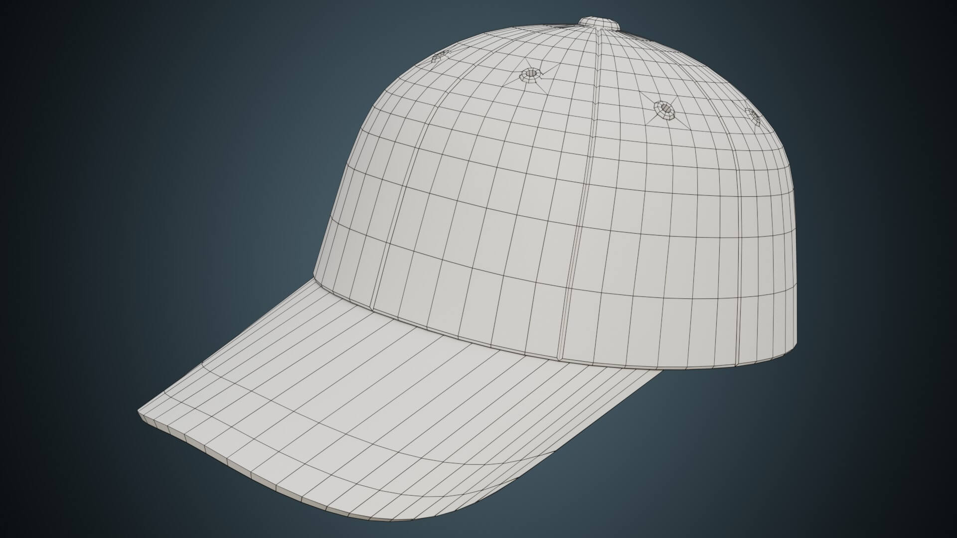 Baseball Cap 1A - 3D Model by weeray