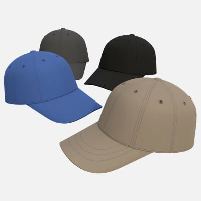 Baseball Cap 1A - 3D Model by weeray