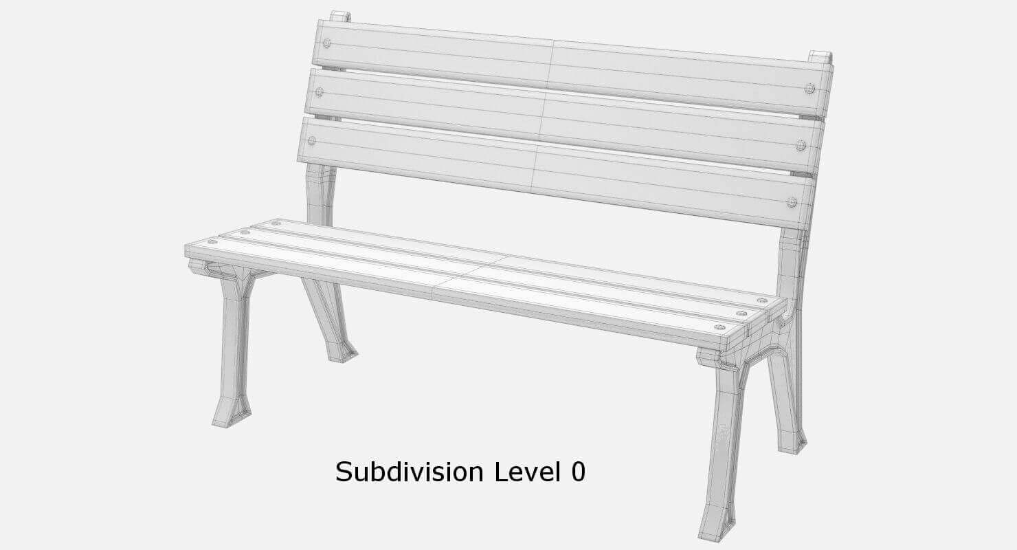 How To Draw A Park Bench Step By Step