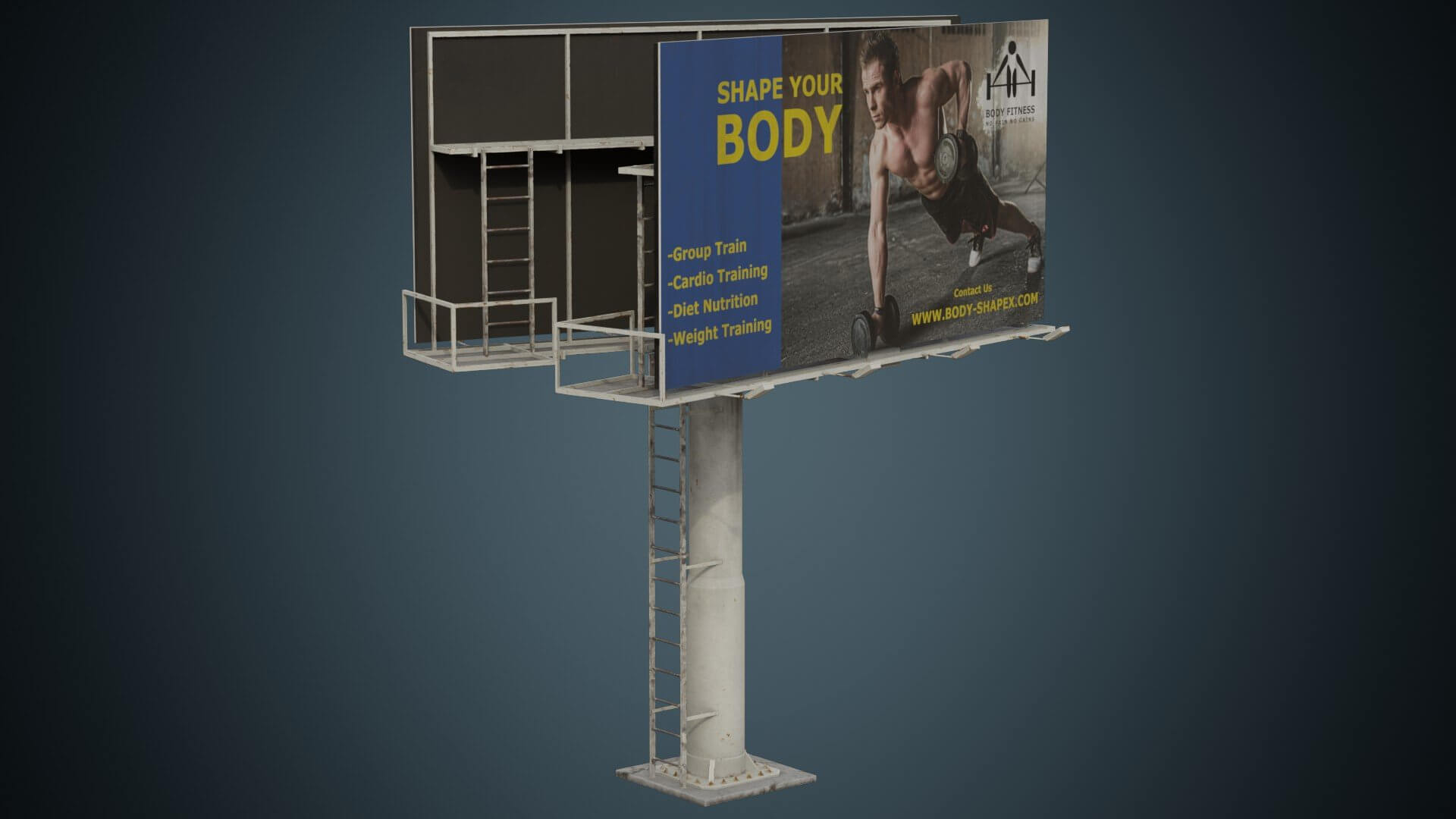 Billboard 2C - 3D Model by weeray
