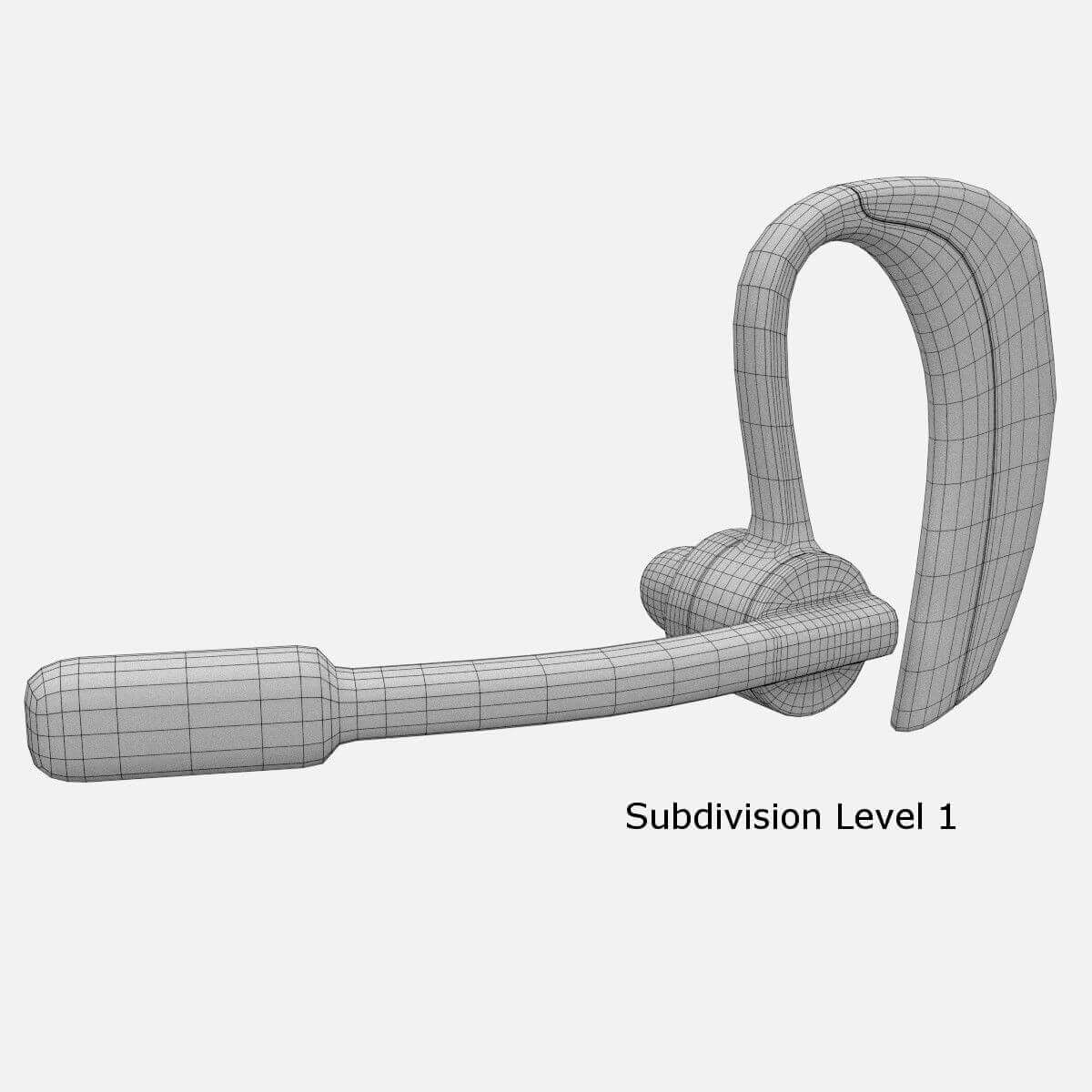 Bluetooth Headset - 3D Model by weeray