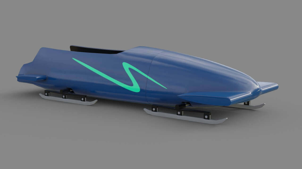 Bobsleigh - 3D Model by weeray